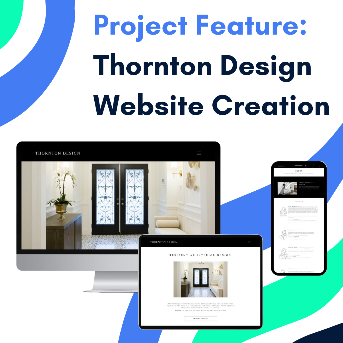 Designer Feature: Thornton Design Website Creation - 4Dbiz